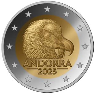 Commemorative 2 euro coins. The 2 euro coin series 2025
