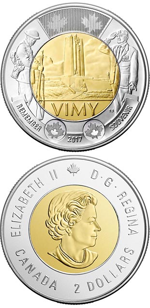 Commemorative Toonies. The 2 dollars coin series from Canada