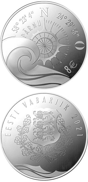 Collector silver euro coins. The euro coin series from Estonia