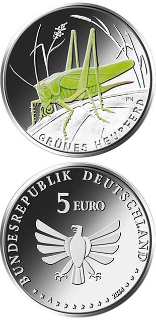 Wonderful World of Insects. The 5 euro coin series from Germany