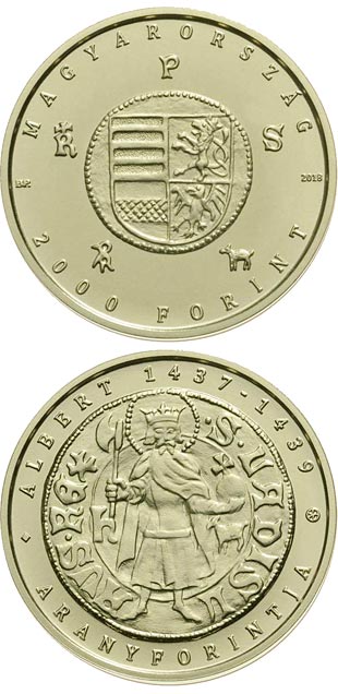 Hungarian gold florins from the Middle Ages. The forint coin series ...