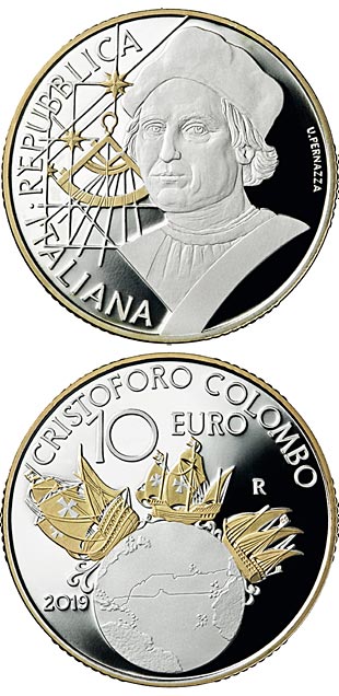 Silver 10 euro coins. The 10 euro coin series from Italy from newest to ...