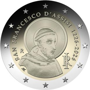 Commemorative 2 euro coins. The 2 euro coin series 2026