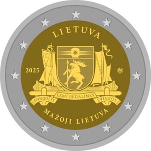 Commemorative 2 euro coins. The 2 euro coin series 2025