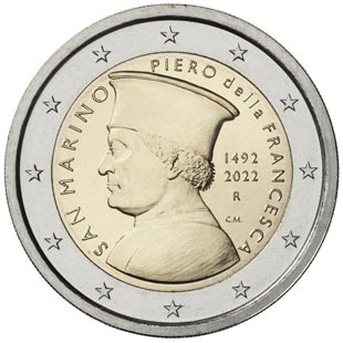 Commemorative 2 euro coins. The 2 euro coin series 2022