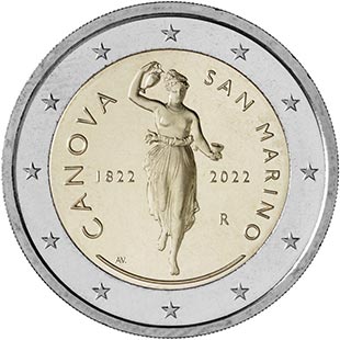 Commemorative 2 euro coins. The 2 euro coin series 2022