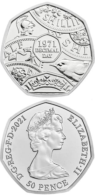 Commemorative 50 pence. The 50 pence coin series from United Kingdom